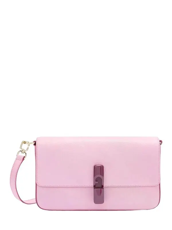 Furla Iride Flap-lock Satchel - Pink