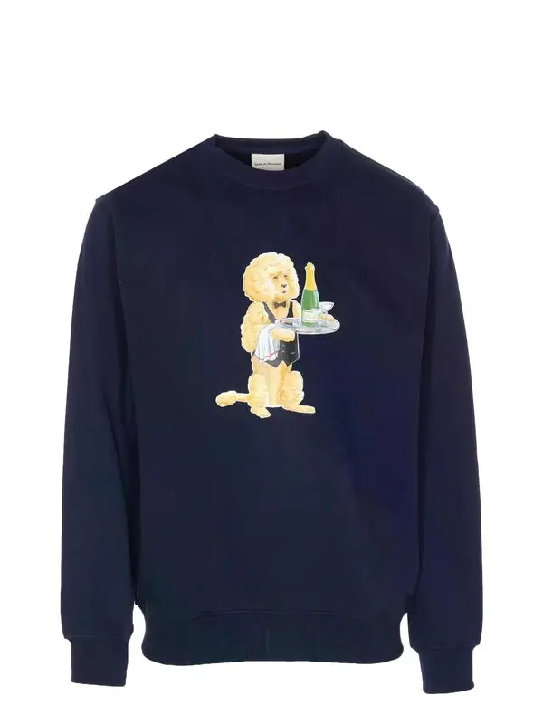 Drole De Monsieur Le Poodle Sweatshirt - Blue