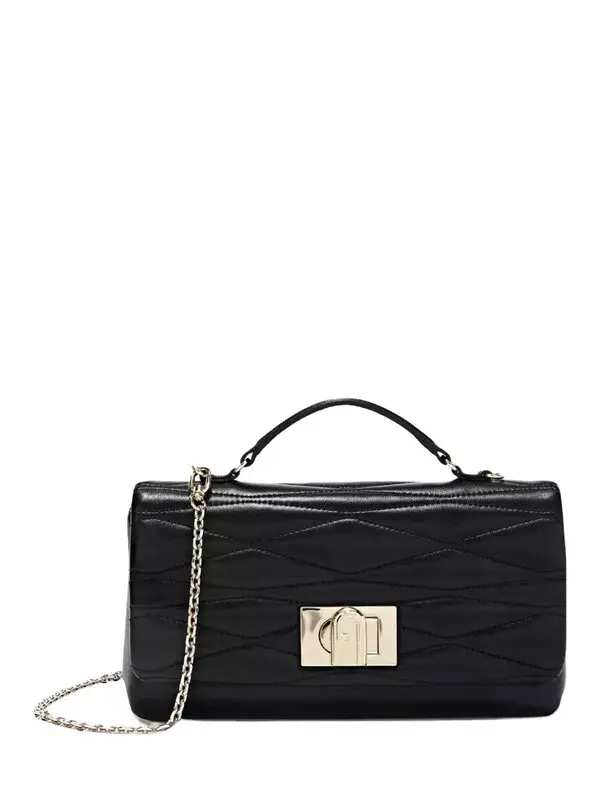 Furla 1927 Quilted Mini Bag - Black