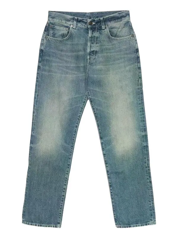 6397 Faded-wash Jeans - Blue