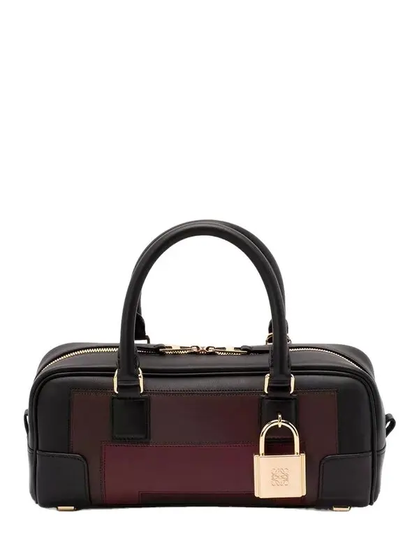 Loewe Amazona 23 Padlock-detail Shoulder Bag - Black