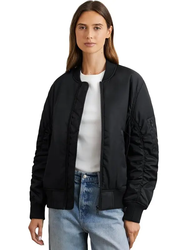 The Upside Tribute Bomber Jacket - Black
