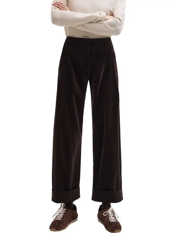 ME+EM Clever Cord Trousers - Double Espresso
