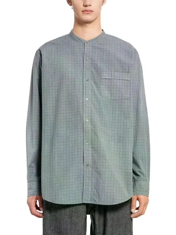 TAIGA TAKAHASHI Checked Shirt - Grey