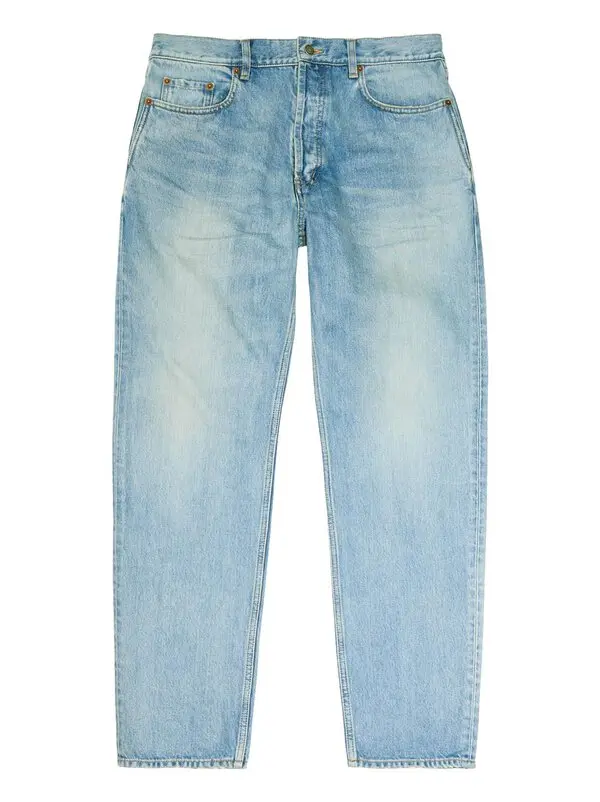 Saint Laurent Straight-leg Denim Jeans - Blue