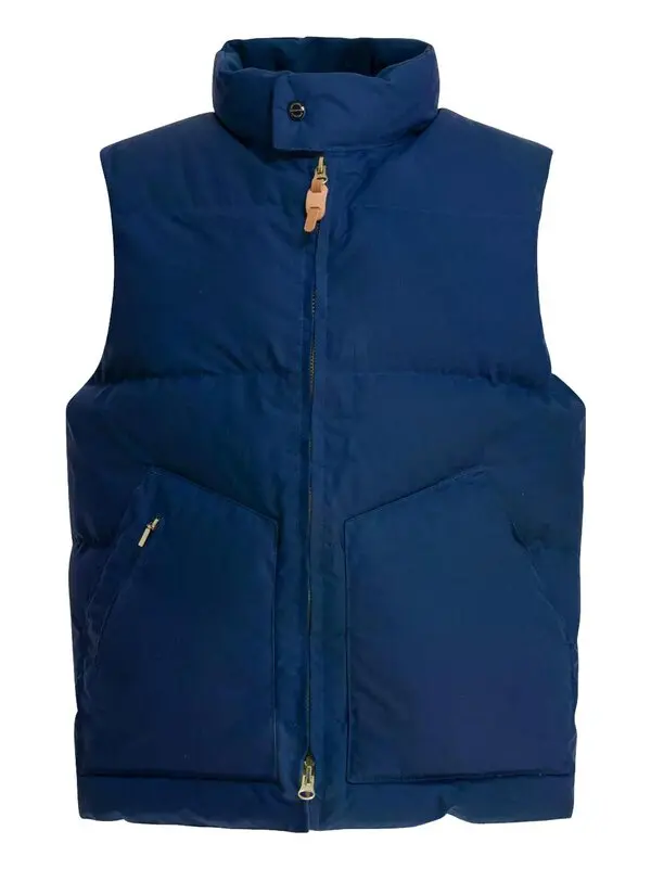 CECCARELLI Quilted Padded Gilet - Blue