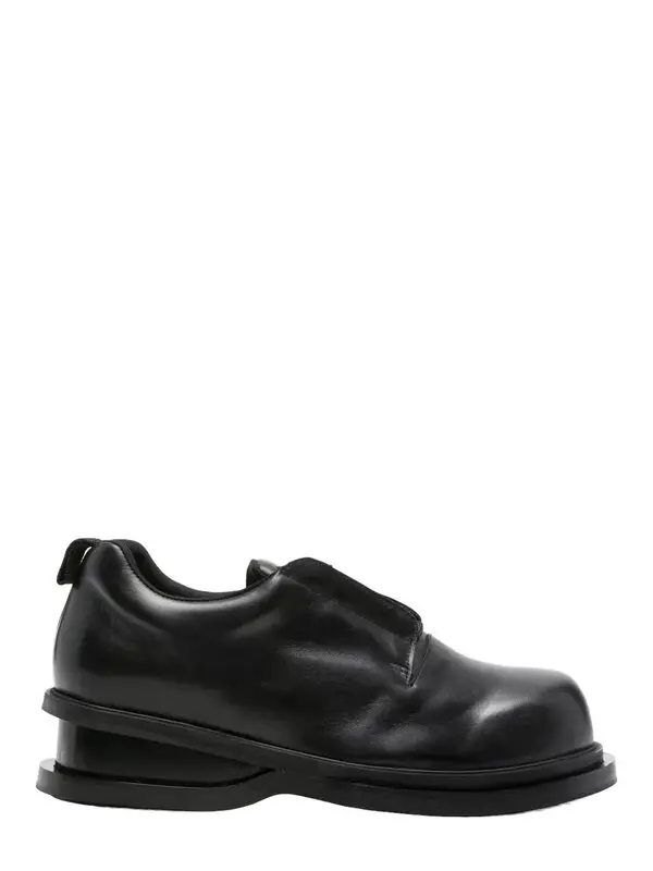 EGONLAB Leather Derby Shoes - Black