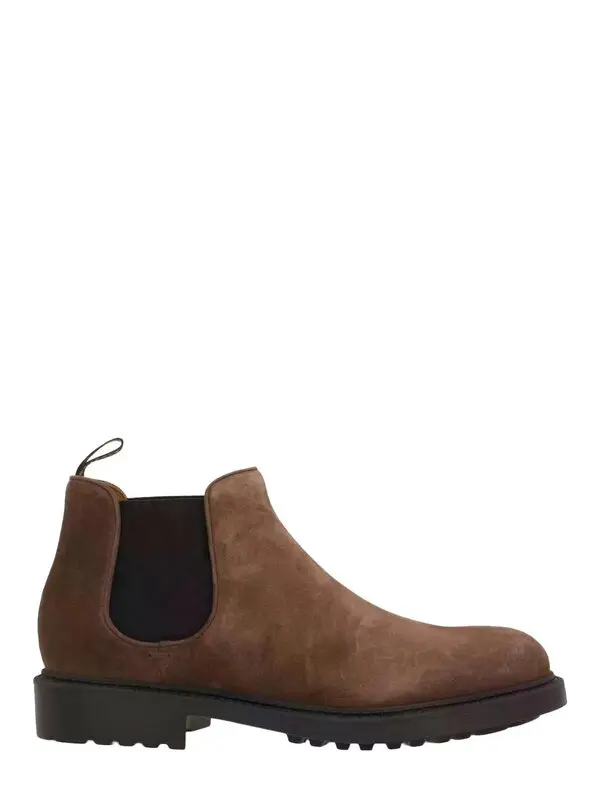 DOUCAL'S Suede Chelsea Boots - Brown