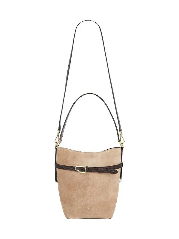 ATP ATELIER Cremella Bucket Bag - Avena & Walnut