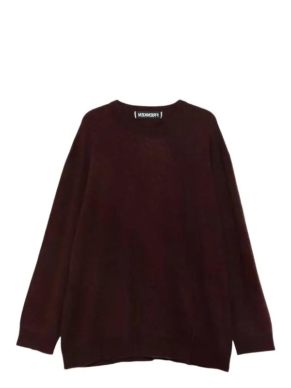 FRENKEN Round-neck Jumper - Red