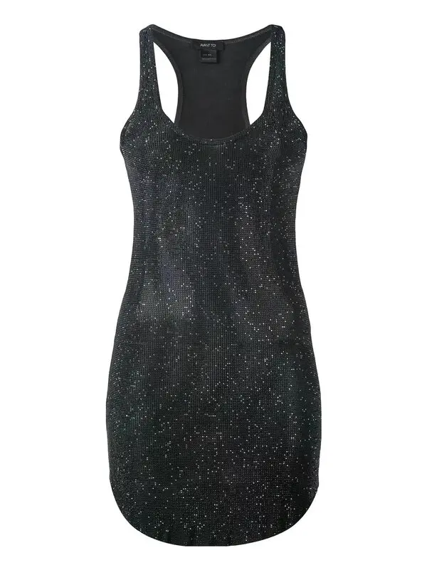 Avant Toi Embroidered Tank Top - Black