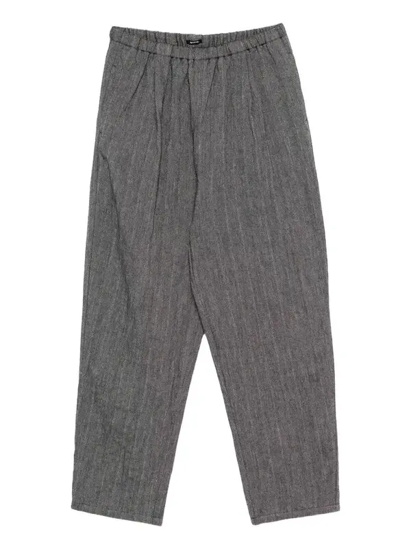 Apuntob Striped Trousers - Grey