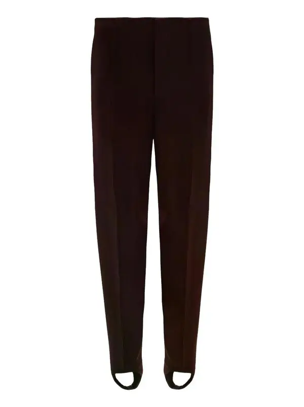 Victoria Beckham Split-hem Trousers - Brown