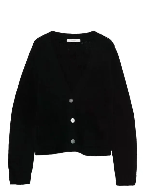 Kristensen Du Nord V-neck Knit Cardigan - Black
