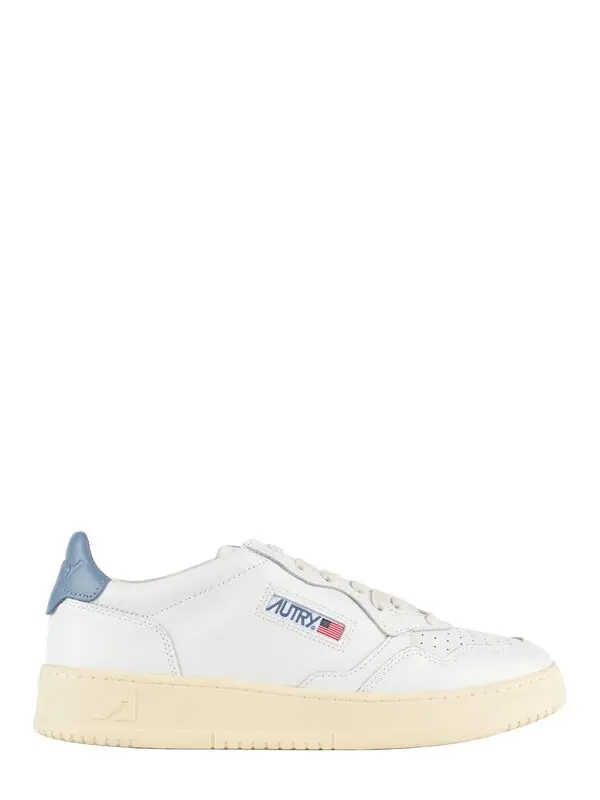 AUTRY Medalist Low Sneakers - Light Blue, White