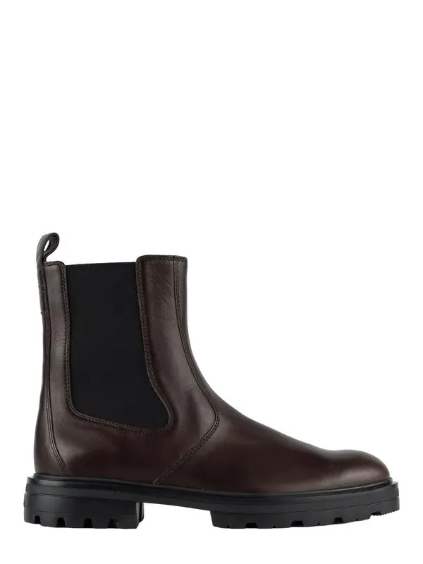 Hogan Chelsea Ankle Boots - Brown
