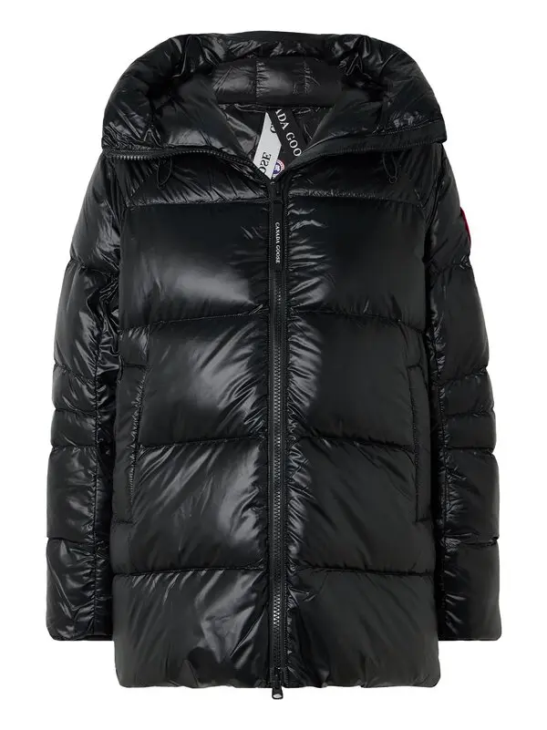 Canada Goose Cypress Hooded Quilted Down Jacket - Black
