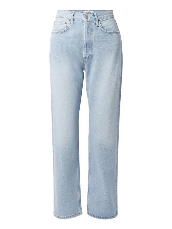 AGOLDE 90s Pinch Waist High-rise Straight-leg Jeans - Blue