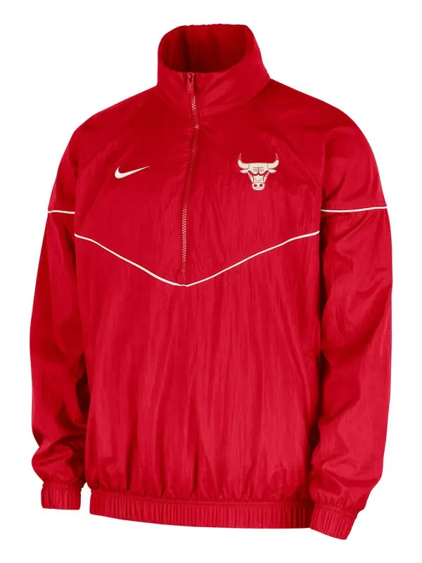 Nike Chicago Bulls Courtside Windrunner Nba Anorak Jacket - Red