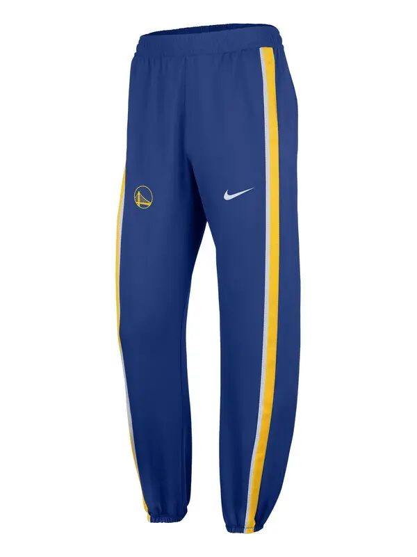 Nike Golden State Warriors Zoned Dri-fit Nba Pants - Blue