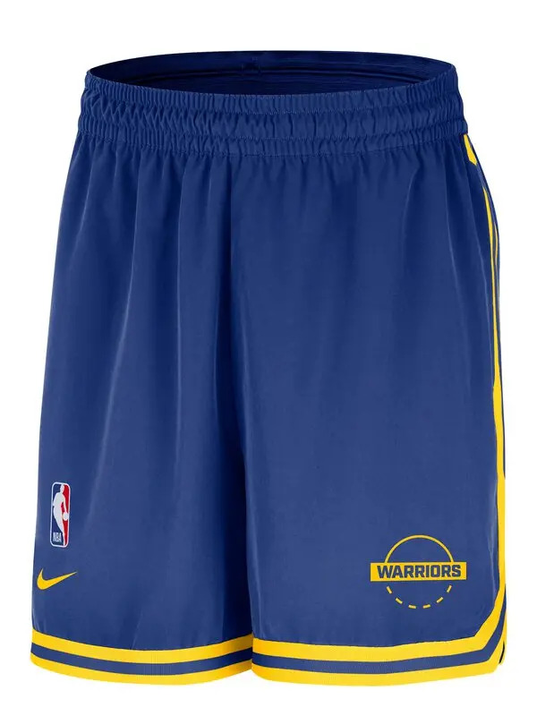 Nike Golden State Warriors Dna Dri-fit Nba 6" Uv Woven Shorts - Blue