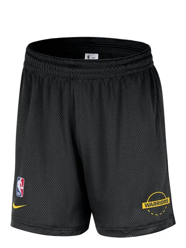 Nike Golden State Warriors Nba Mesh Shorts - Black