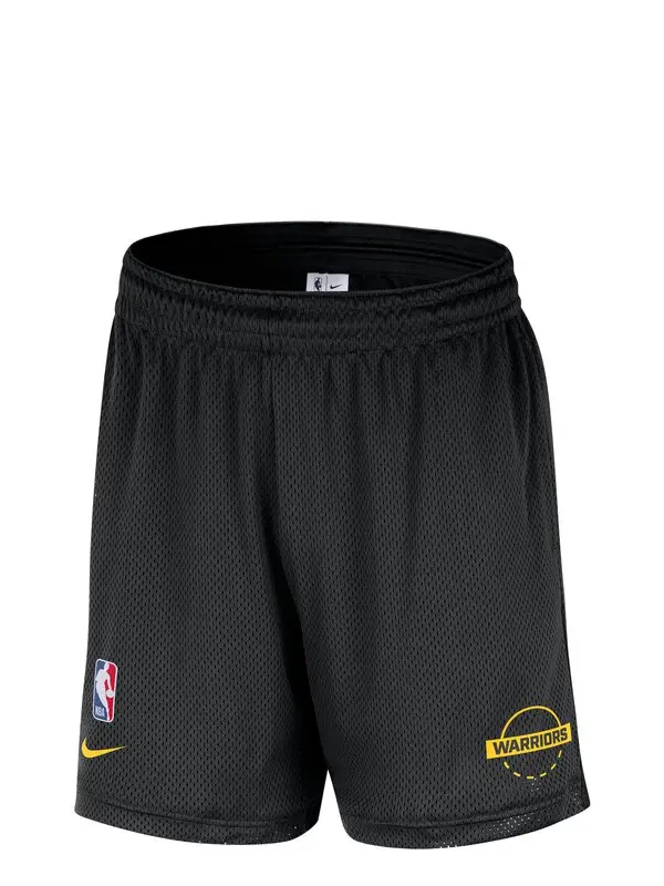 Nike Golden State Warriors Nba Mesh Shorts - Black