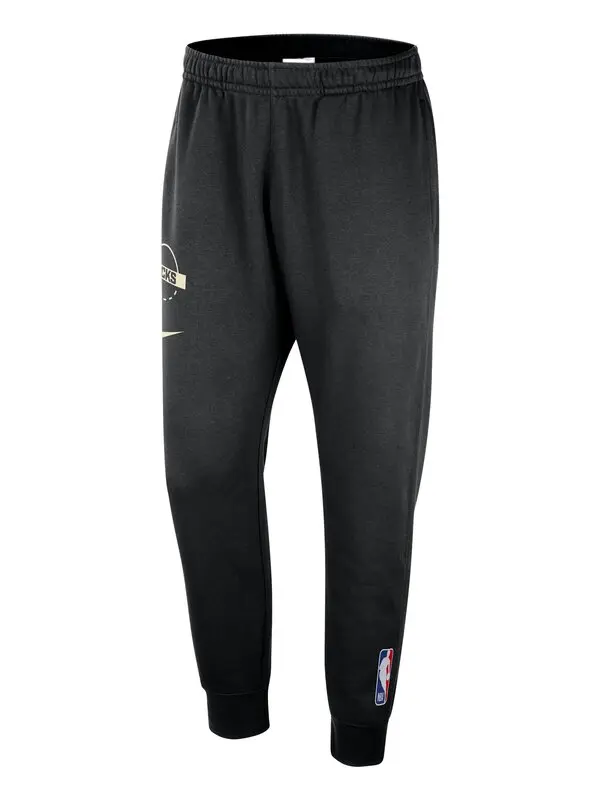 Nike Milwaukee Bucks Club Nba Practice Fleece Jogger Pants - Black