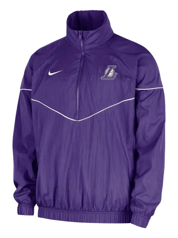 Nike Los Angeles Lakers Courtside Windrunner Nba Anorak Jacket - Purple