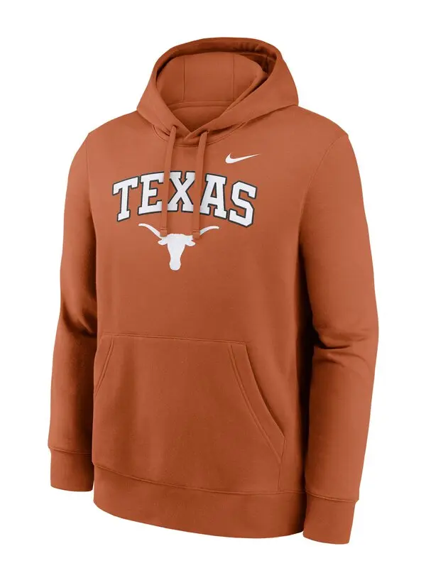 Nike Texas Arch College Pullover Hoodie - Orange