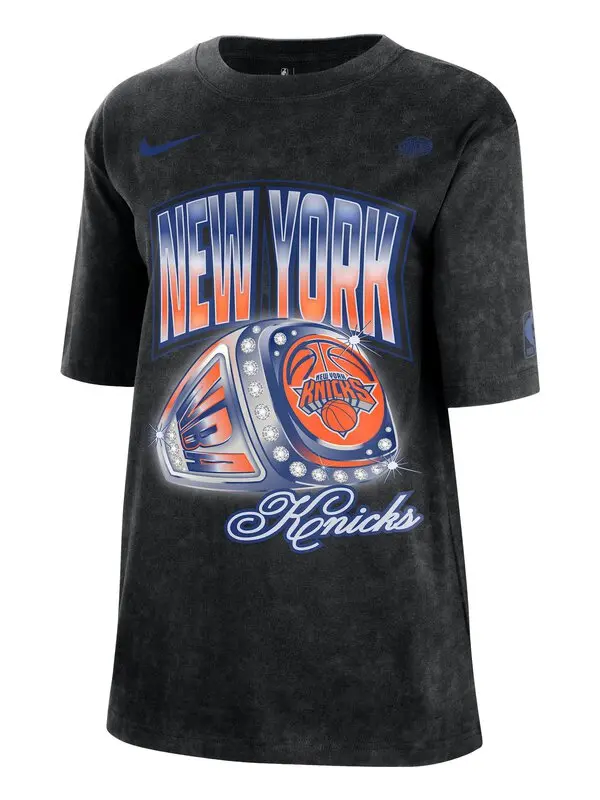 Nike New York Knicks Courtside Nba T-shirt - Black
