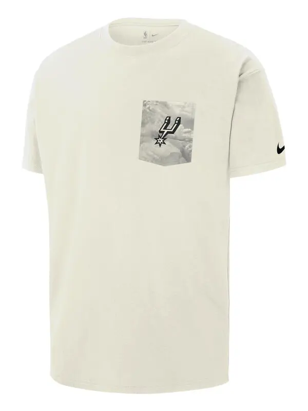 Nike San Antonio Spurs Courtside Nba Max90 T-shirt - White