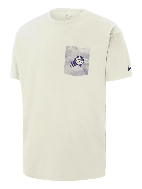 Nike Phoenix Suns Courtside Nba Max90 T-shirt - White