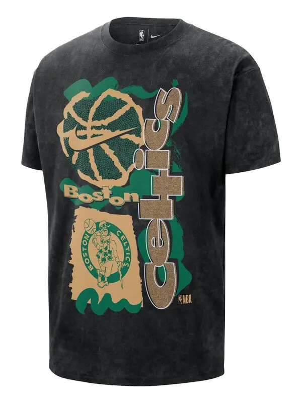 Nike Boston Celtics Courtside Nba Max90 T-shirt - Black