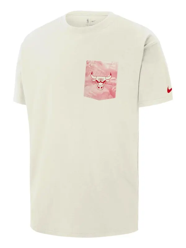 Nike Chicago Bulls Courtside Nba Max90 T-shirt - White