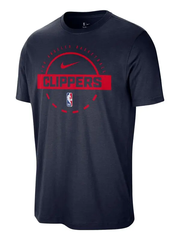 Nike La Clippers Nba Practice T-shirt - Blue
