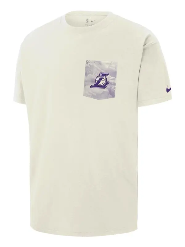 Nike Los Angeles Lakers Courtside Nba Max90 T-shirt - White