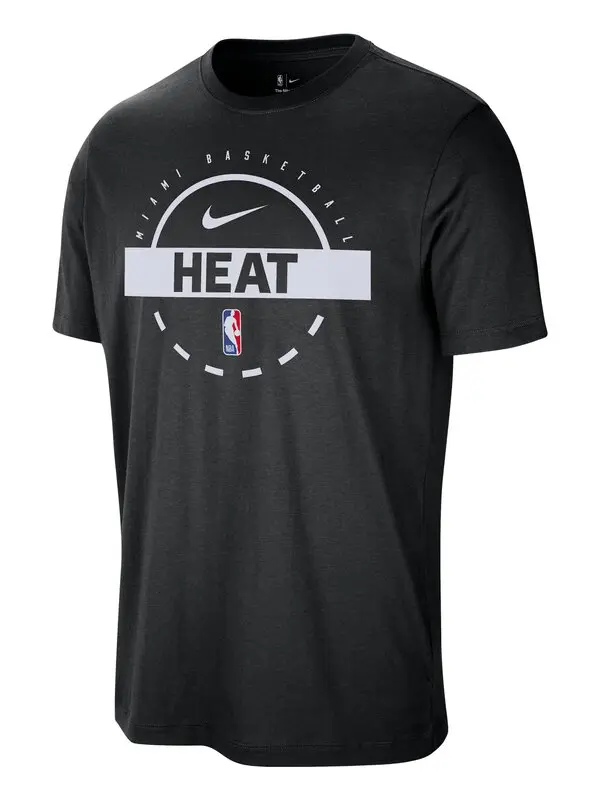 Nike Miami Heat Nba Practice T-shirt - Black