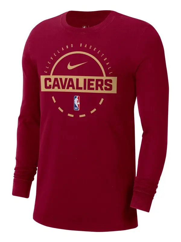 Nike Cleveland Cavaliers Nba Practice Long-sleeve T-shirt - Red