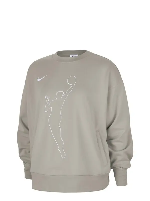 Nike Team 13 Fly Wnba Fleece Crew-neck Sweatshirt - Grey