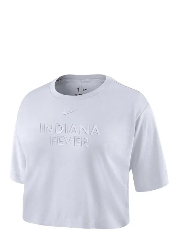 Nike Indiana Fever Wnba Cropped T-shirt - White
