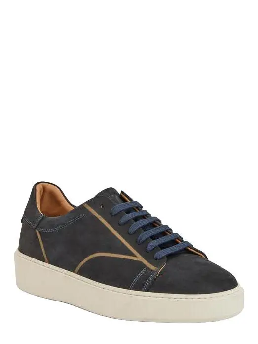 Bruno Magli Matteo Leather Sneakers - Navy Nubuck