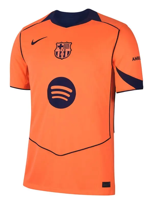 Nike Lamine Yamal Barcelona 2025/26 Stadium Third Dri-fit Soccer Jersey - Orange