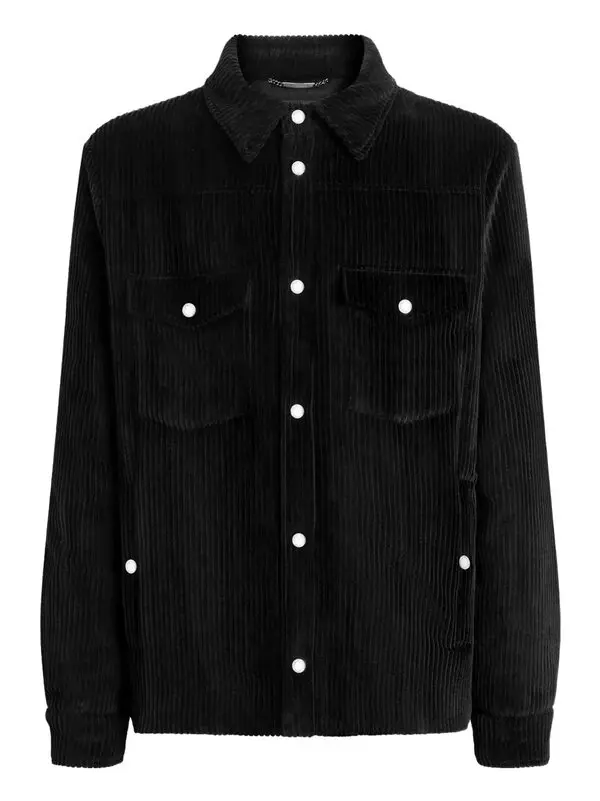 Dolce & Gabbana Corduroy Flap-pocket Jacket - Black