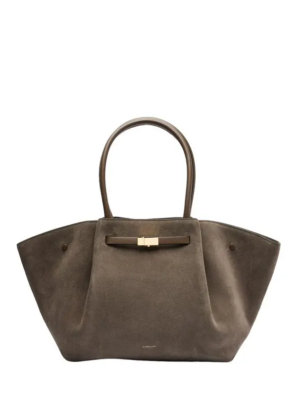 DEMELLIER New York Suede Tote - Green
