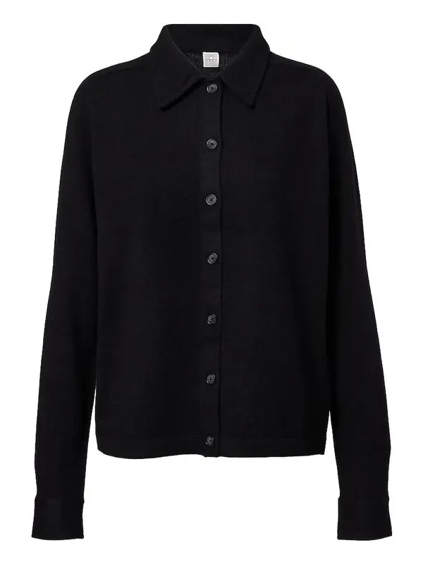 TOTEME Cashmere Cardigan - Black