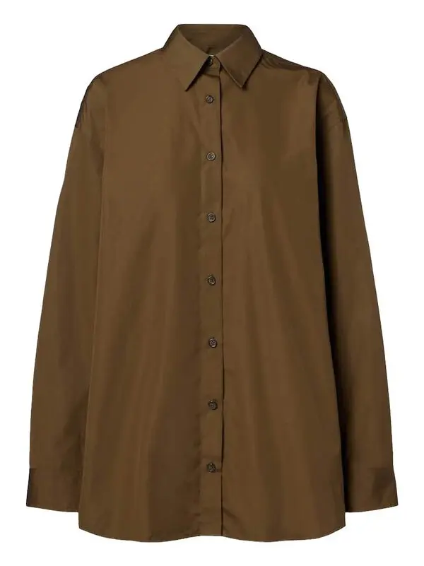 TOTEME Cotton Button-down Shirt - Brown