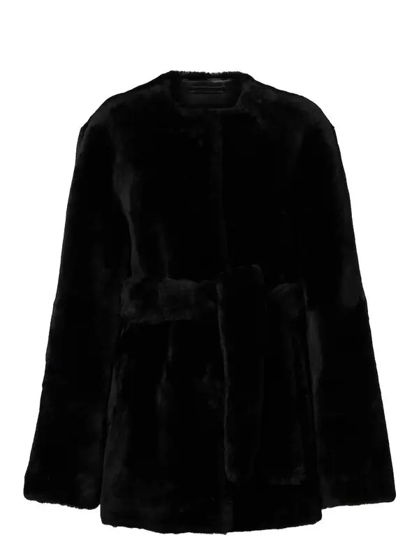 TOTEME Shearling Jacket - Black