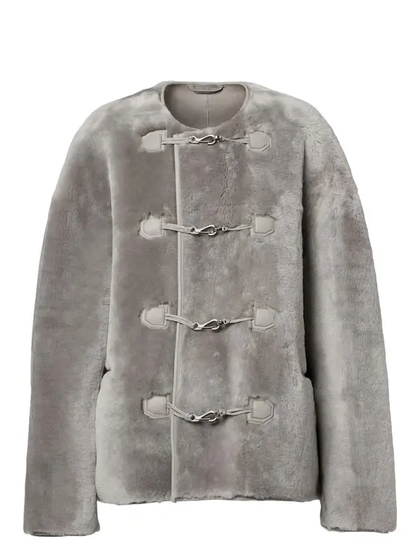 TOTEME Shearling Jacket - Grey