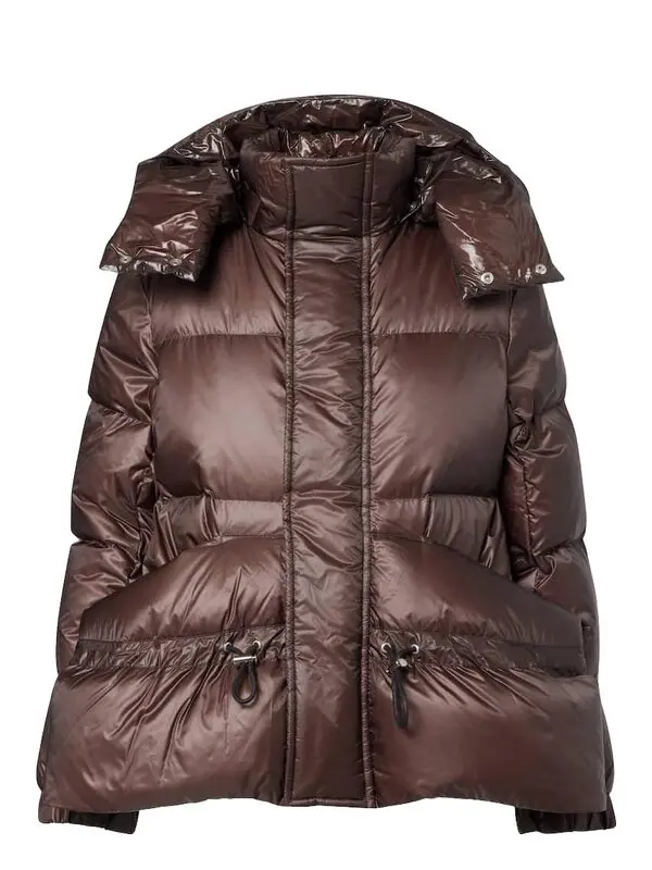 Sacai Technical Down Jacket - Brown